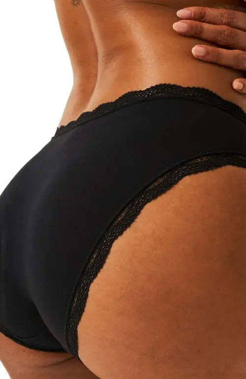 STRIPE & STARE Lace Cami & Original Knicker Set - Black