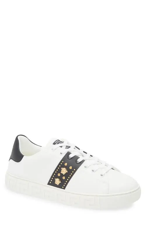 Versace Studded Greca Sneakers