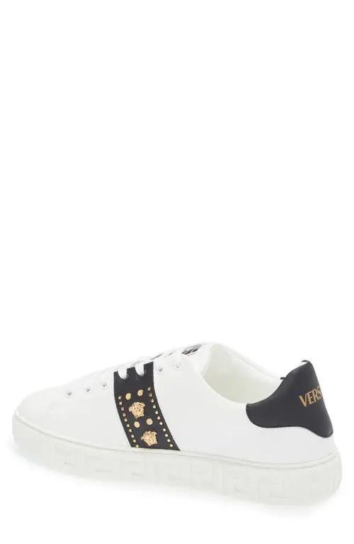 Versace Studded Greca Sneakers