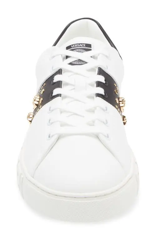 Versace Studded Greca Sneakers