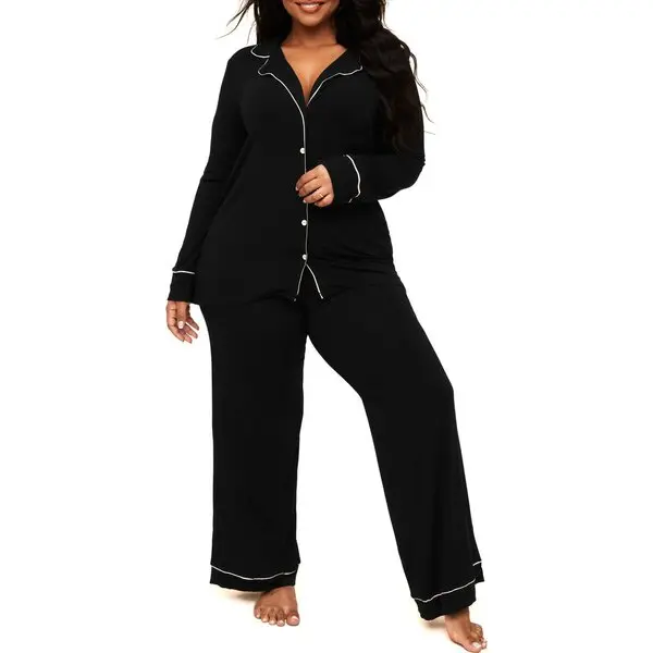 ADORE ME Matilda Pajama Set - Black