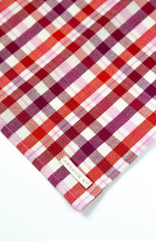 ARCHIVE NEW YORK Noel Plaid Cotton Placemats