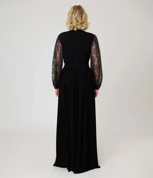 Unique Vintage Billow Long Sleeved Hollywood Duster