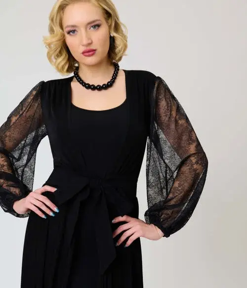 Unique Vintage Billow Long Sleeved Hollywood Duster