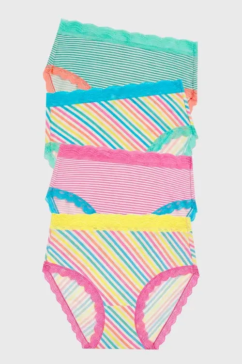 STRIPE & STARE High Rise Four Pack - Roll With It