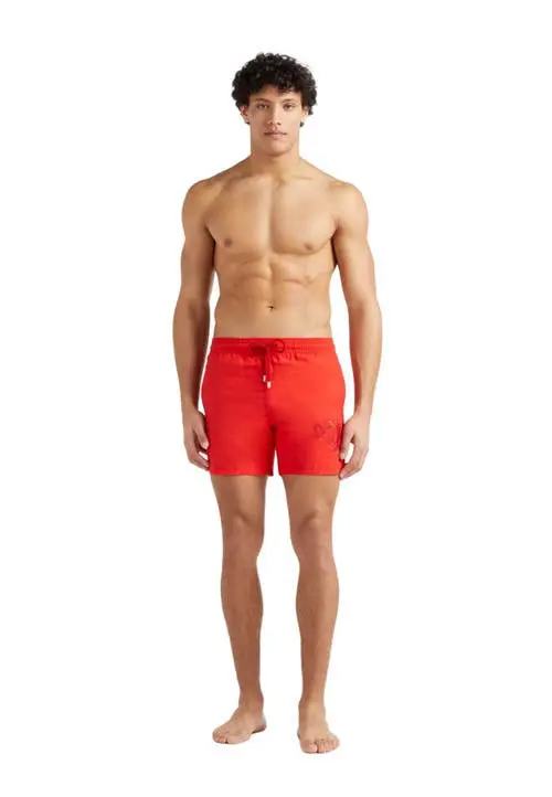 Vilebrequin Snake Embroidered Swim Trunks