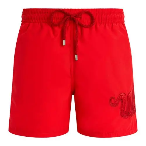 Vilebrequin Snake Embroidered Swim Trunks