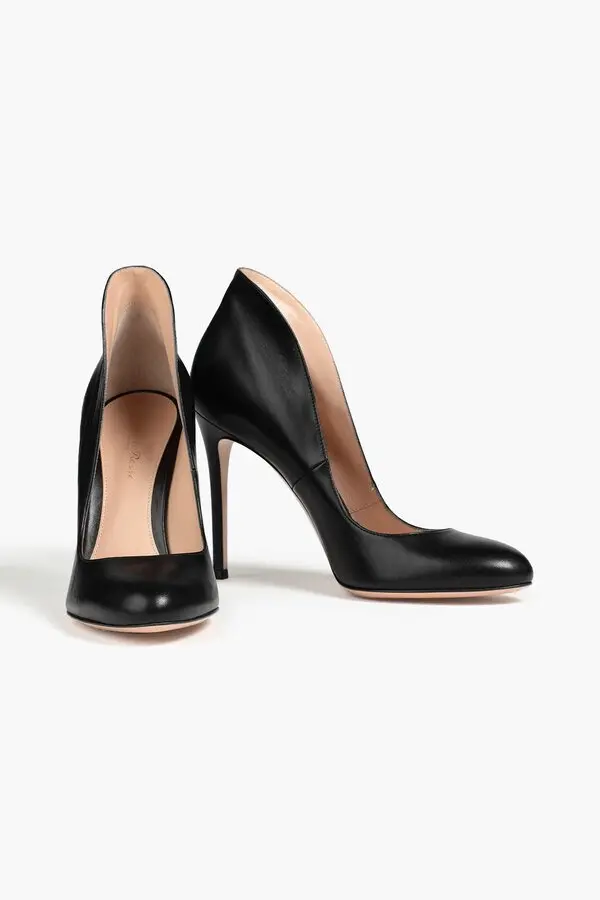 GIANVITO ROSSI Lyra Leather Pumps
