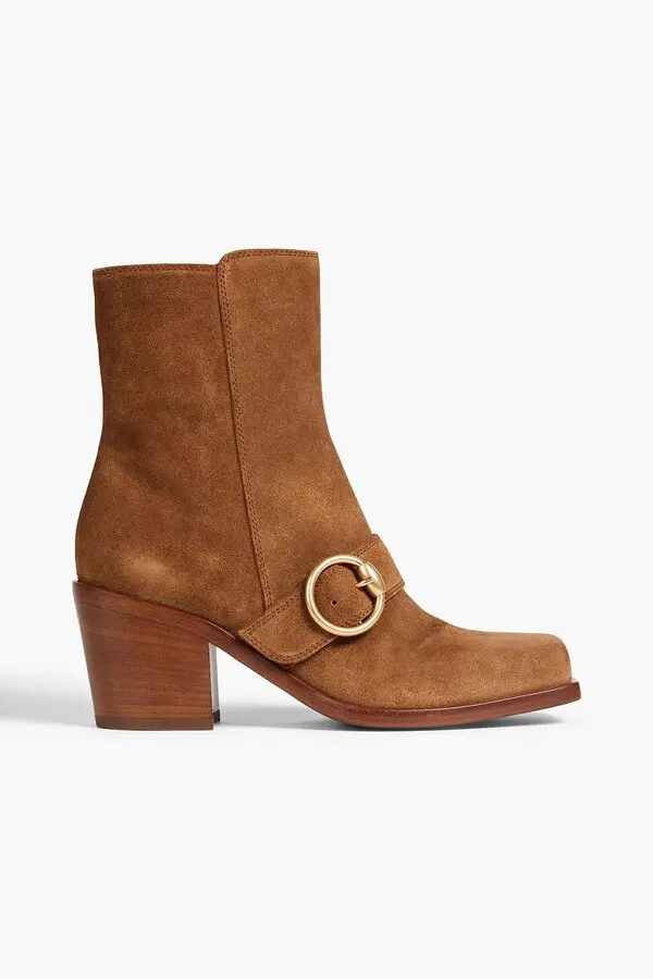 GIANVITO ROSSI Wayne Buckled Ankle Boots