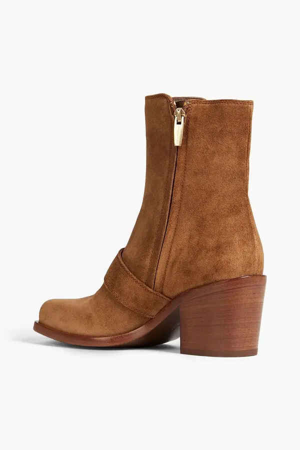 GIANVITO ROSSI Wayne Buckled Ankle Boots