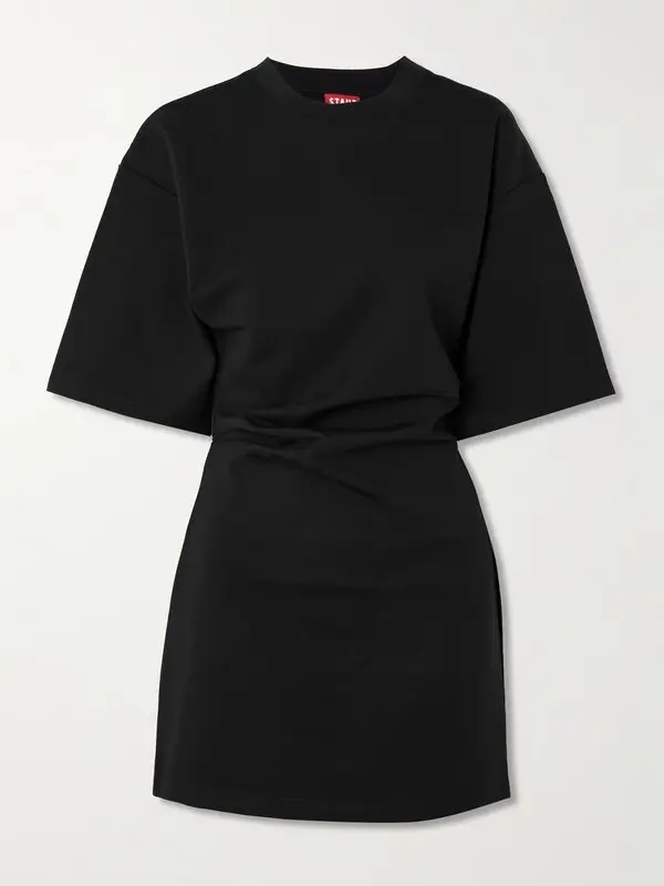 Staud Truman Stretch-jersey Mini Dress