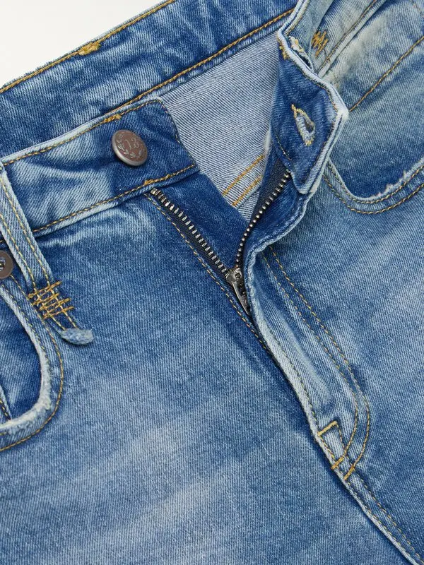 R13 Kick Fit Cropped Mid-rise Flared Jeans