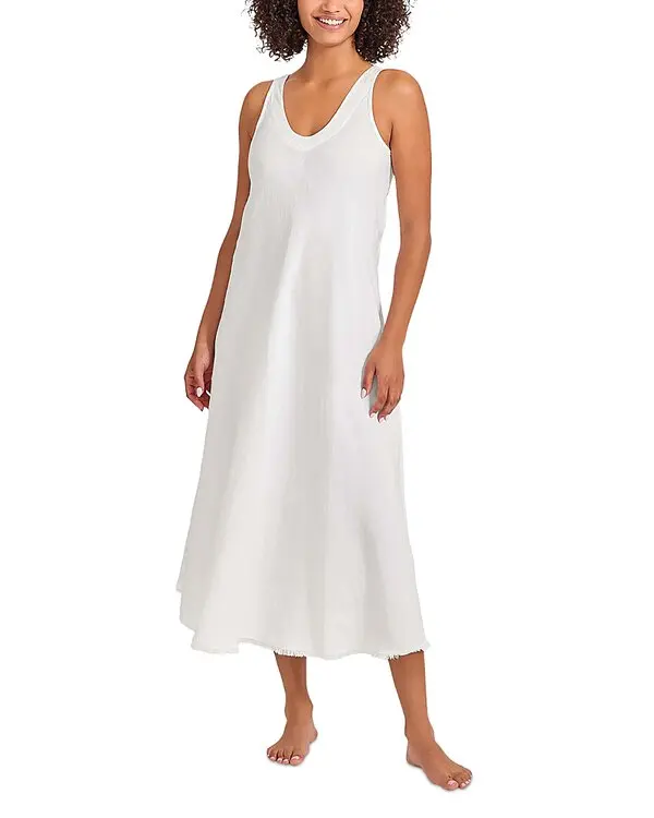 Tommy Bahama St Lucia Bias Cut Maxi Dress Swim Cover-up - White