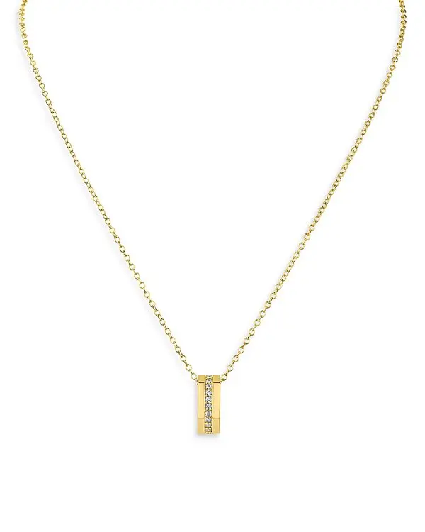 KENNETH JAY LANE Pave Ring Pendant Necklace - Gold