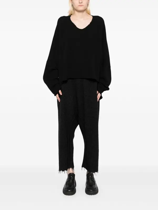 RUNDHOLZ Knitted Cropped Trousers