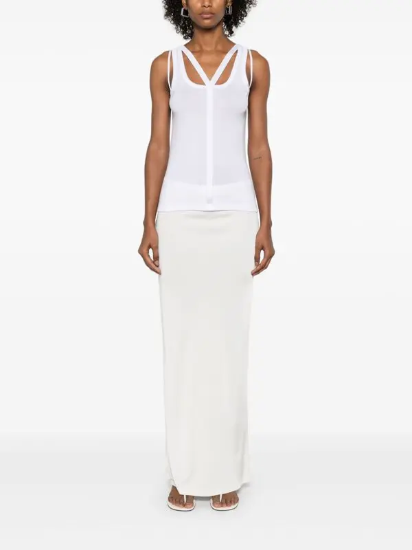 Helmut Lang Strap Racer Tank Top