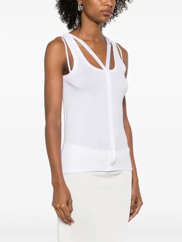 Helmut Lang Strap Racer Tank Top