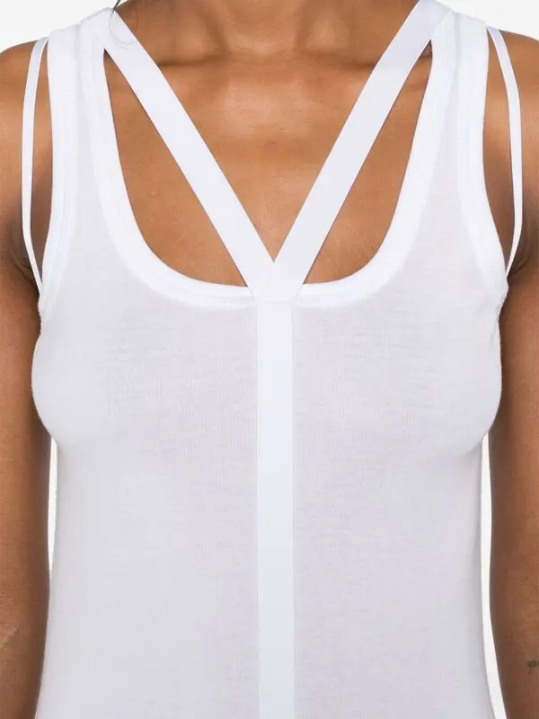 Helmut Lang Strap Racer Tank Top