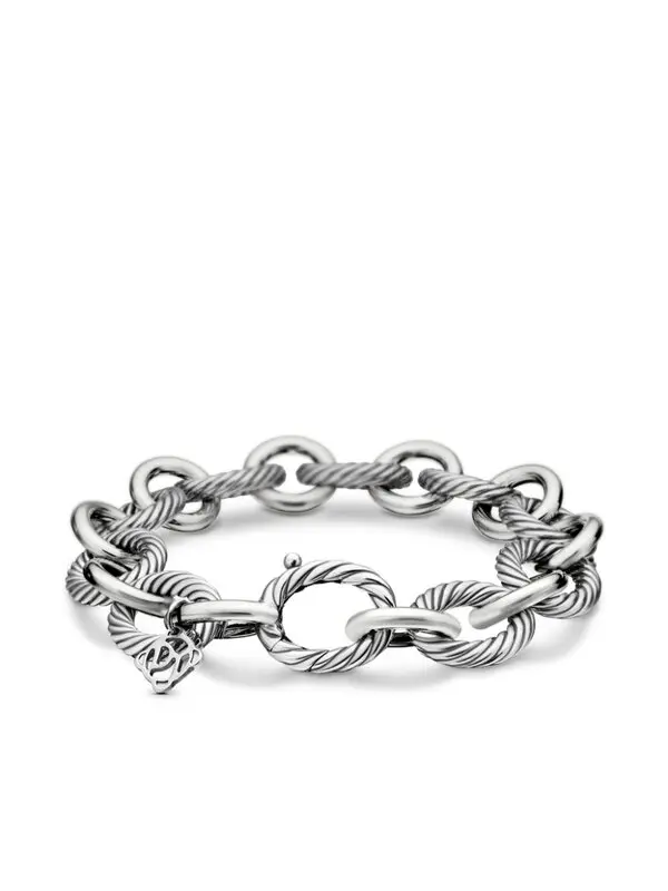 David Yurman Sterling Oval Link Chain Bracelet - Silver