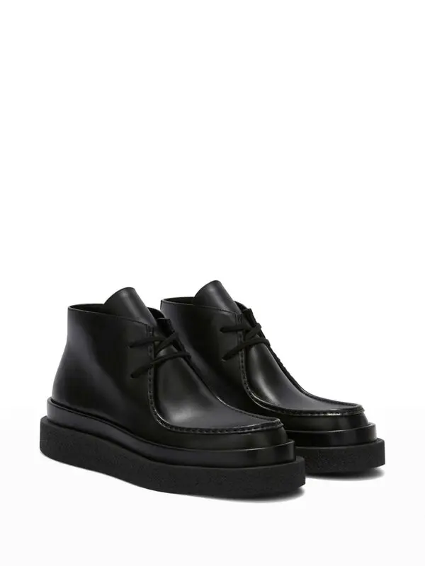 JIL SANDER Low Leather Boots