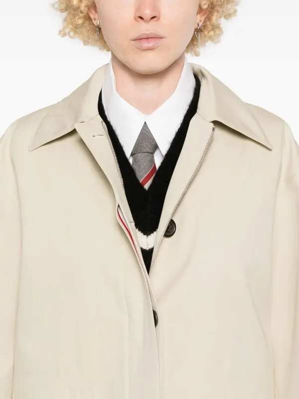 Thom Browne Cotton Trench Coat