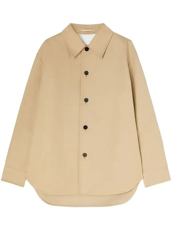 JIL SANDER Double Overshirt - Neutrals