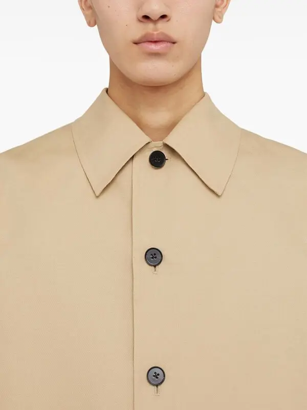 JIL SANDER Double Overshirt - Neutrals