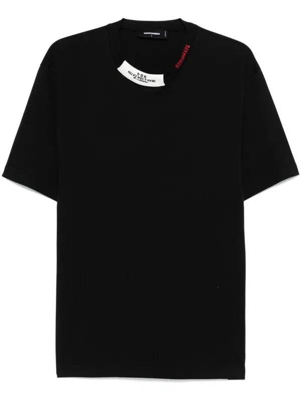Dsquared2 Logo-embroidered T-shirt