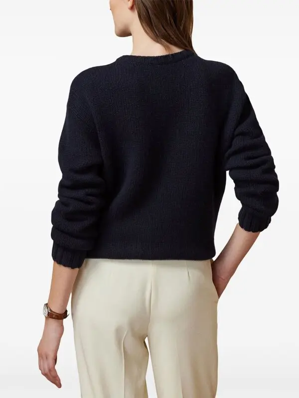 Ralph Lauren Flag Cashmere Sweater - Blue