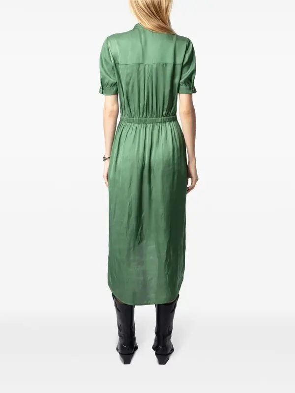 Zadig&Voltaire Rimaz Midi Dress - Green