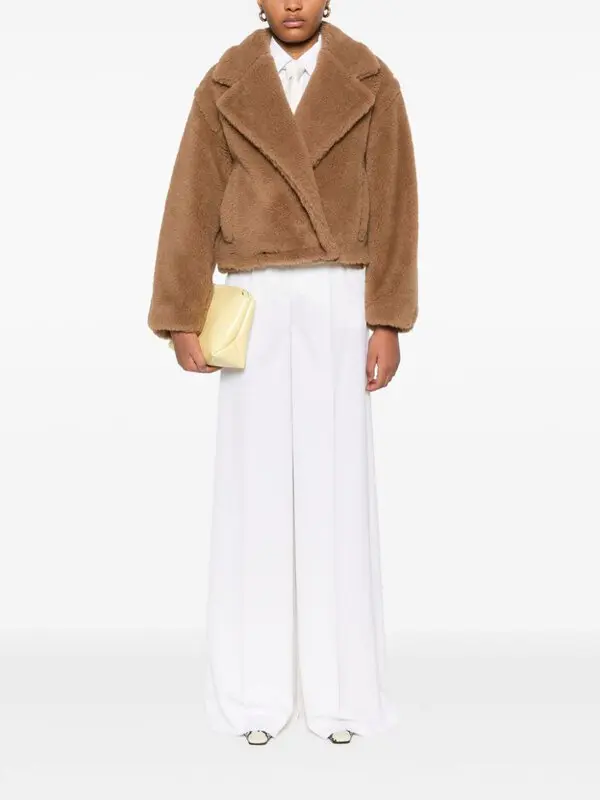 Max Mara Ninfa Wide-leg Trousers - Neutrals