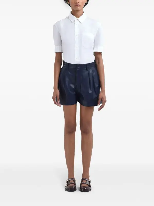 Marni Leather Shorts