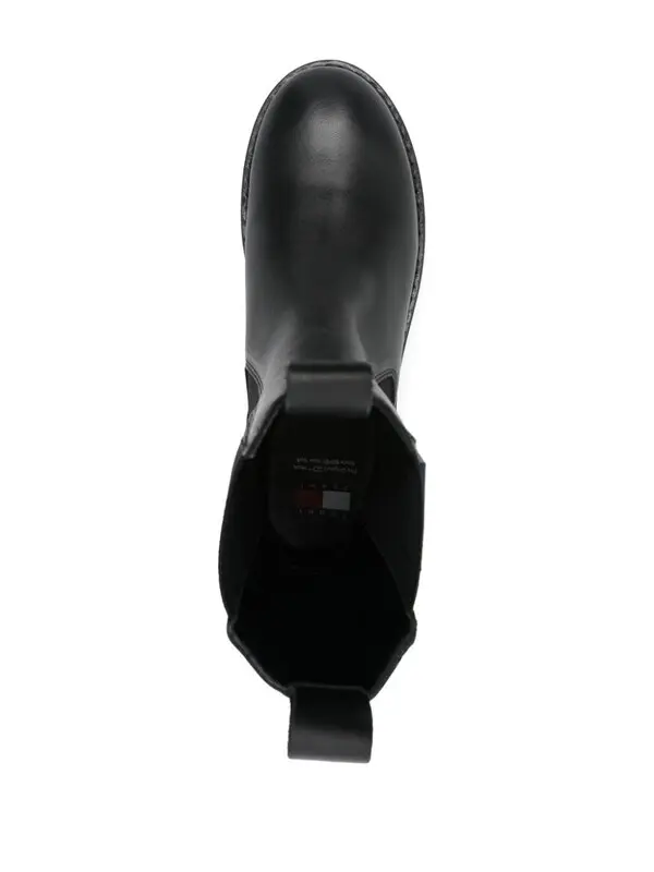 Tommy Hilfiger 45mm Rubberised-logo Chelsea Boots