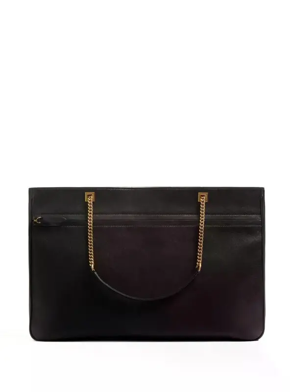 Valentino Garavani Viva Superstar Nappa Leather Shopper With Maxi Vlogo - Black