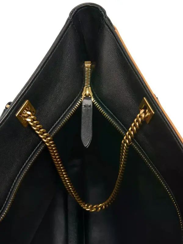 Valentino Garavani Viva Superstar Nappa Leather Shopper With Maxi Vlogo - Black