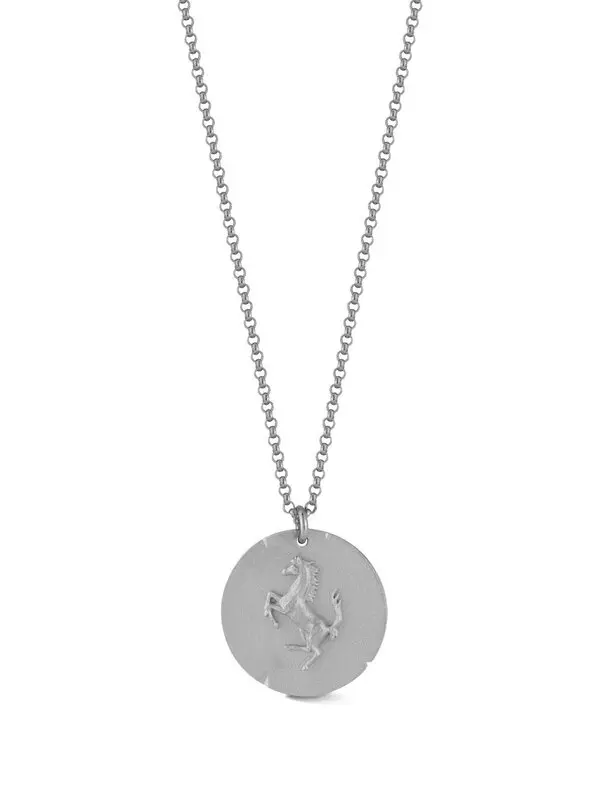 Mateo Stallion Coin Pendant Necklace
