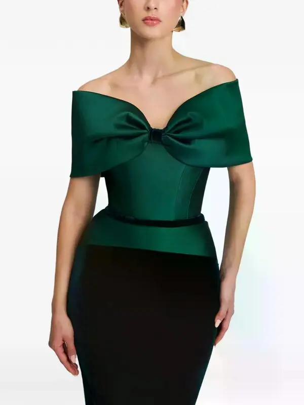 CRISTALLINI Celeste Maxi Dress - Green