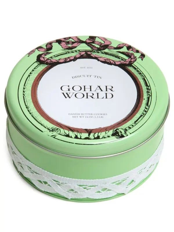 GOHAR WORLD Biscuit Tin Candles - Green