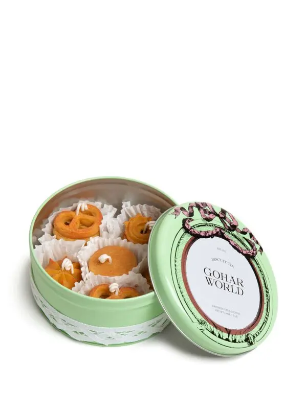 GOHAR WORLD Biscuit Tin Candles
