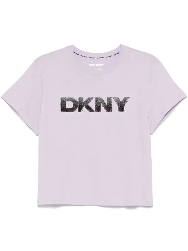 Dkny Rhinestone-embellished T-shirt