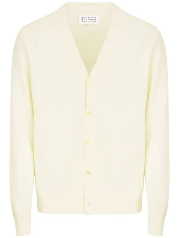 MAISON MARGIELA Wool Cardigan - White