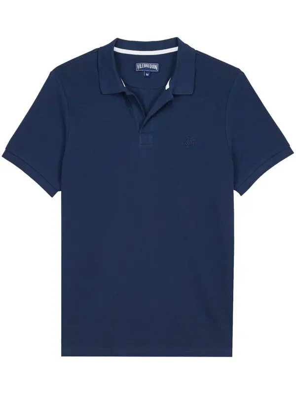 Vilebrequin Logo-print Polo Shirt - Blue