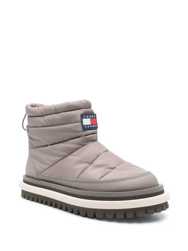 Tommy Hilfiger Padded Rain Boots - Brown