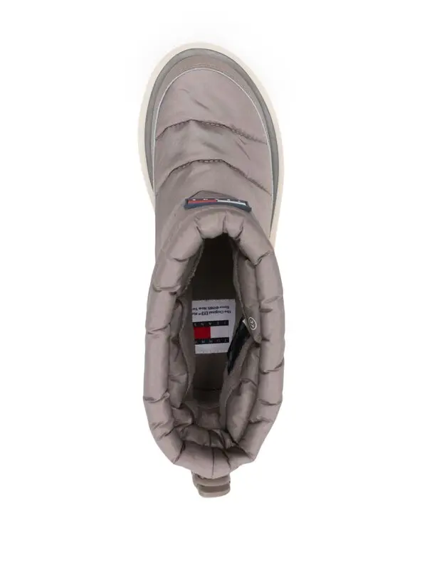 Tommy Hilfiger Padded Rain Boots - Brown