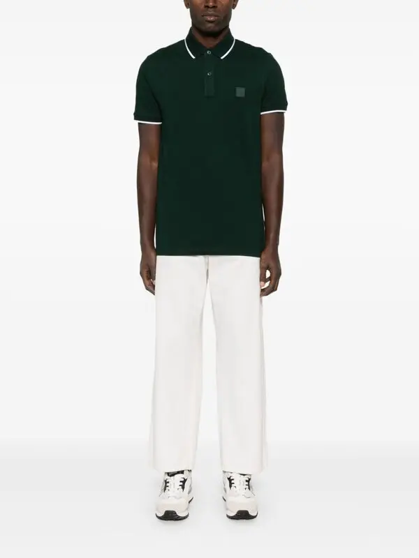 BOSS Logo-patch Polo Shirt