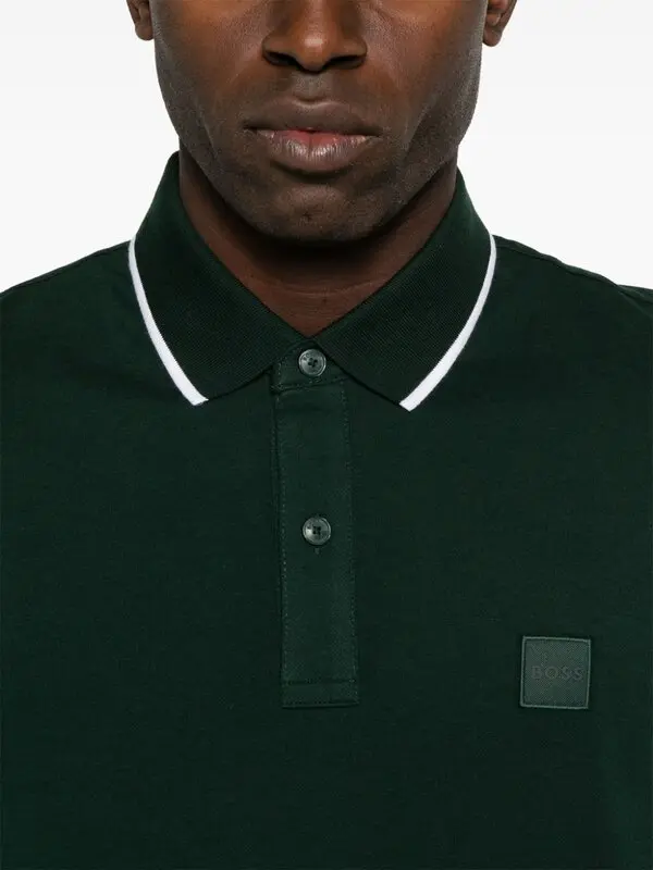 BOSS Logo-patch Polo Shirt