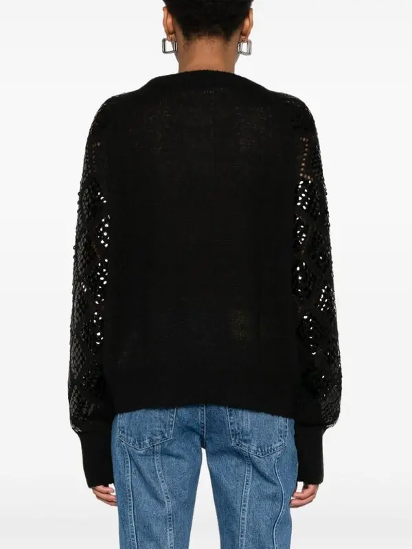 ROTATE BY BIRGER CHRISTENSEN Sequined Sweater