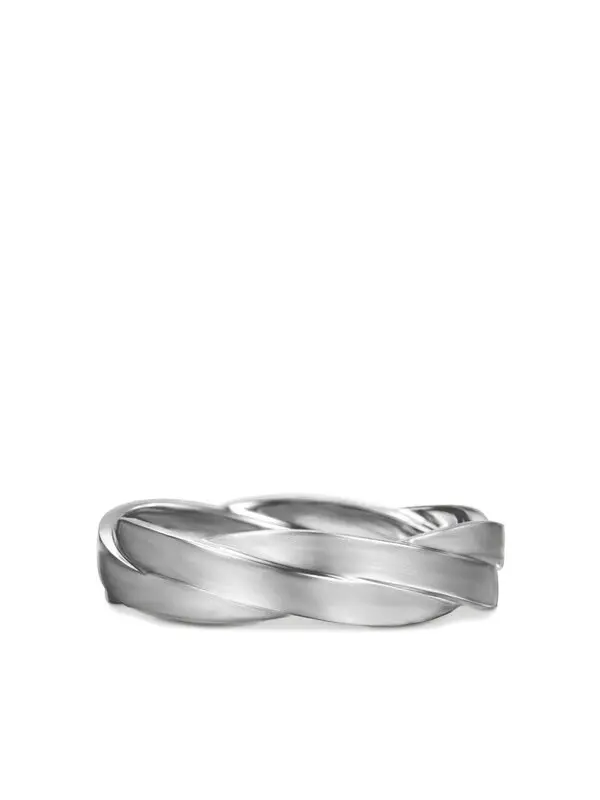 David Yurman Sterling Dy Helios Band Ring - Silver