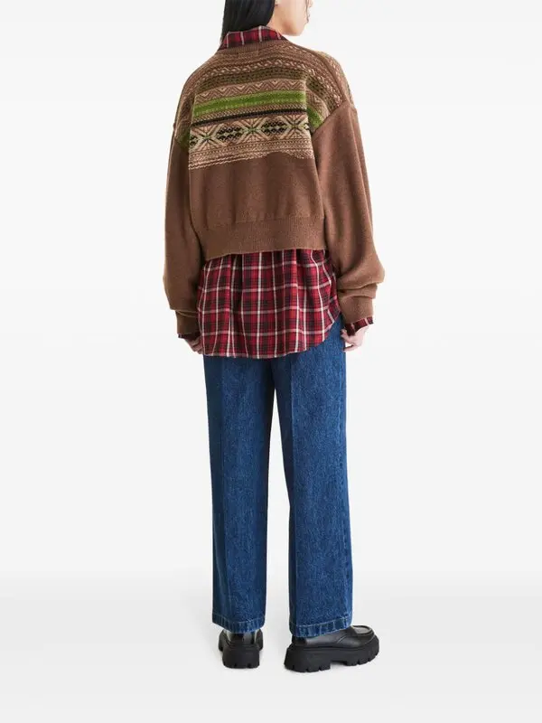 STUDIO TOMBOY Fair Isle Intarsia Knit Sweater