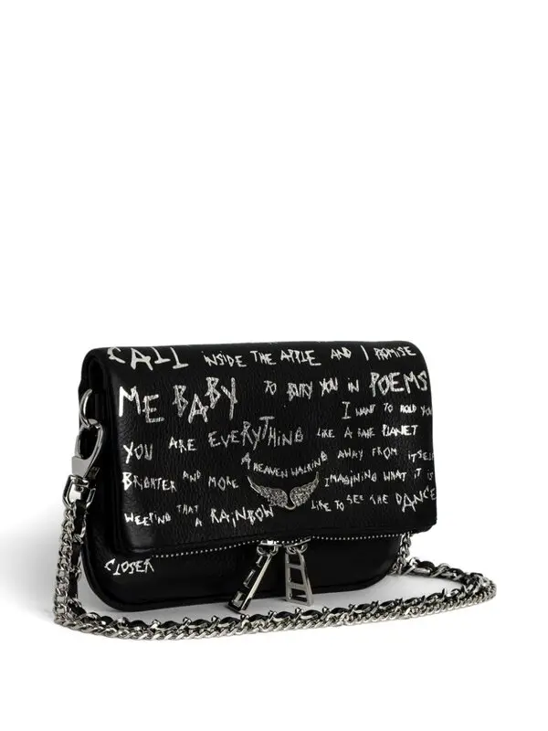 Zadig&Voltaire Mini Rock Clutch Bag - Black